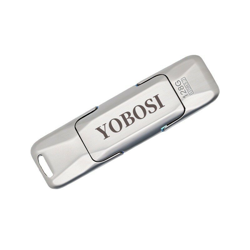 Флеш-накопитель USB из цельного металла 512 ГБ, большой емкости 1 ТБ, высокоскоростной USB Type-C, двойной интерфейс для мобильного телефона и компьютера