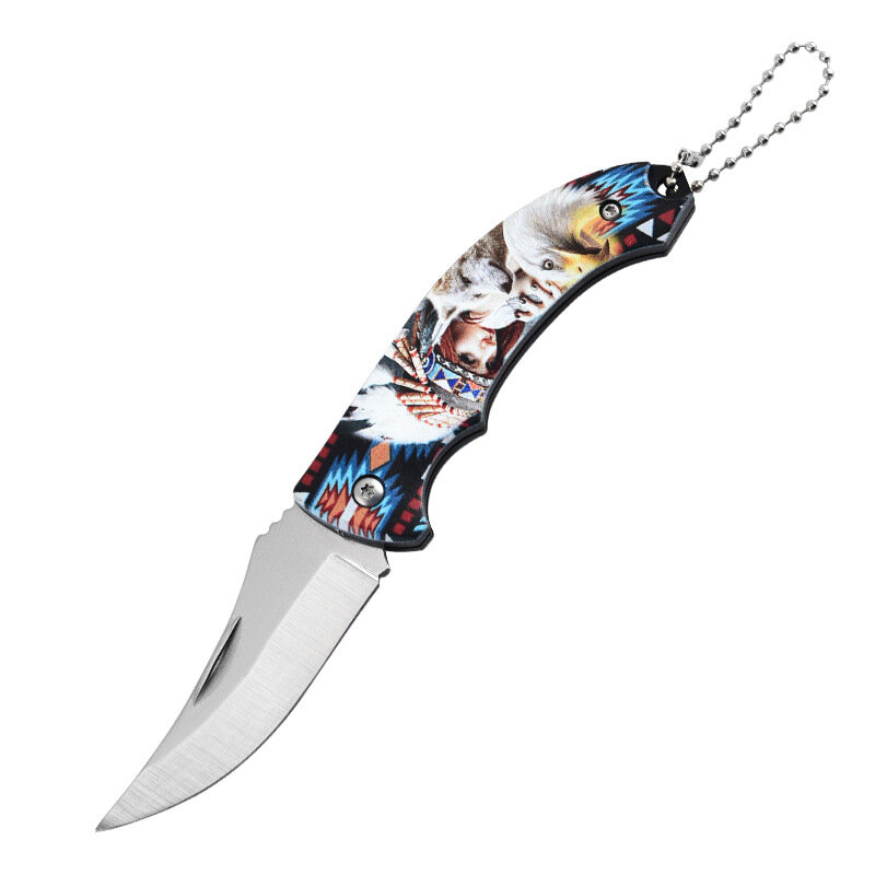 Нож для активного отдыха, складной нож с высокой твердостью 3D, миниатюрный карманный нож, нож для активного отдыха, туристическое снаряжение, нож для фруктов.