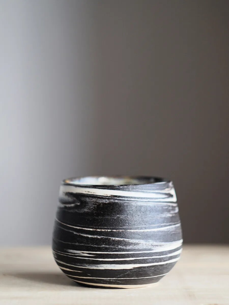 Стакан керамический гончарный