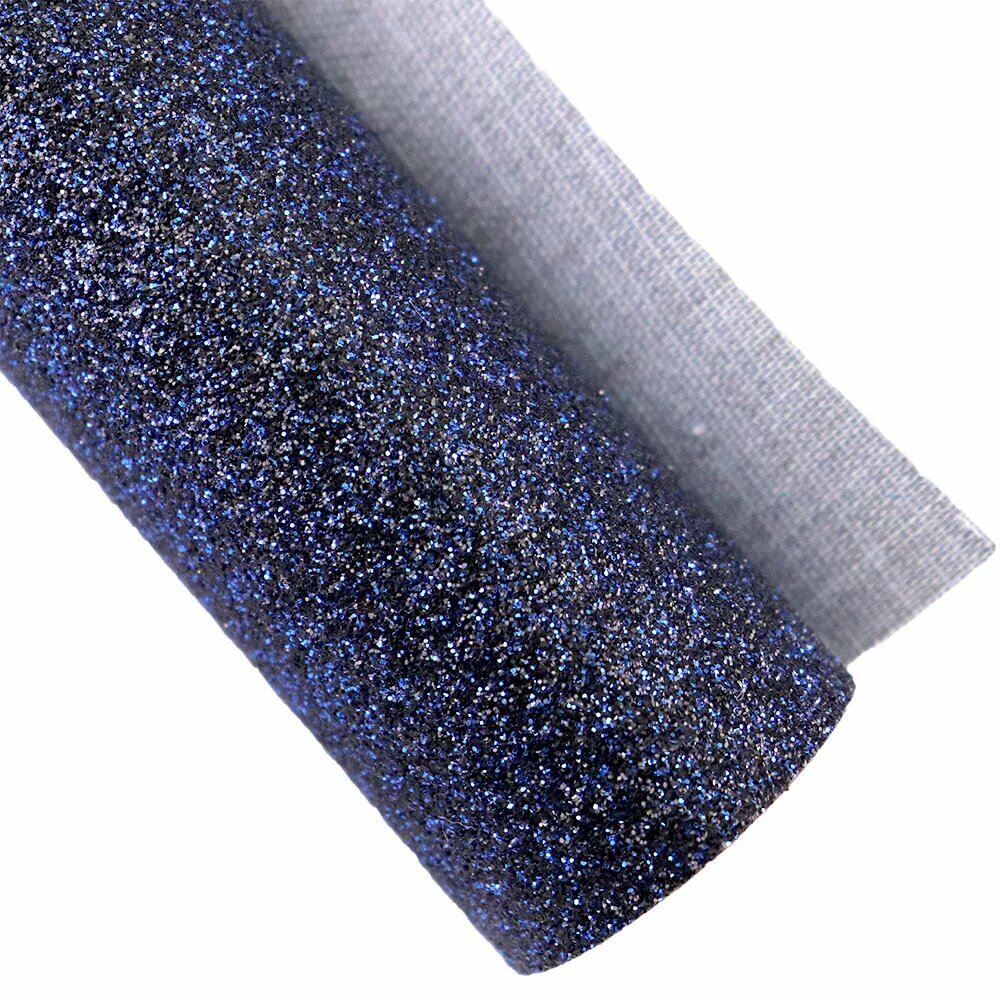 Однотонная темно-синяя крупная тонкая блестящая ткань Lichee гладкая искусственная кожа для банта серьги сумочки материал HD018