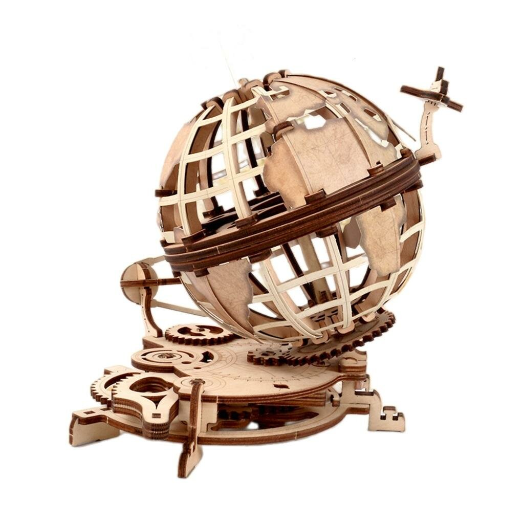 Механический глобус своими руками, 3D модель мощности