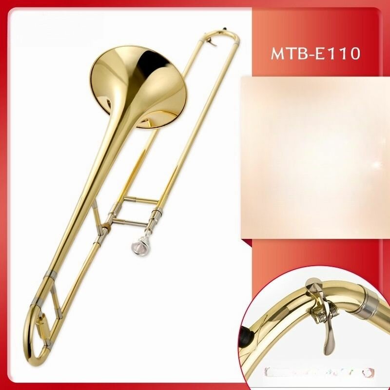 Тромбон си-бемоль мажор, альт, тенор, тональность транспозиция, подходит для начинающих.