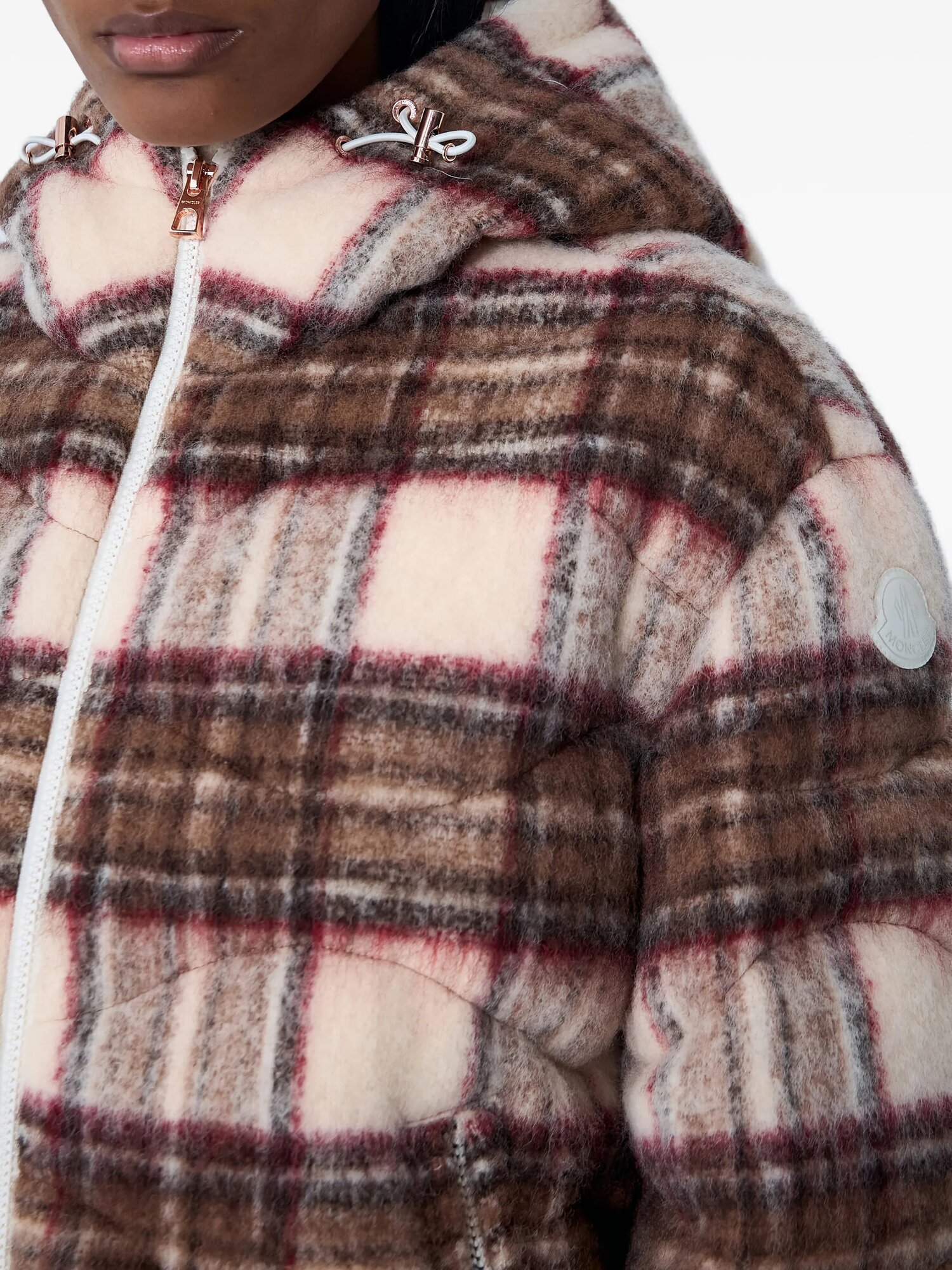 Куртка Moncler, размер 38, brown — фото 1