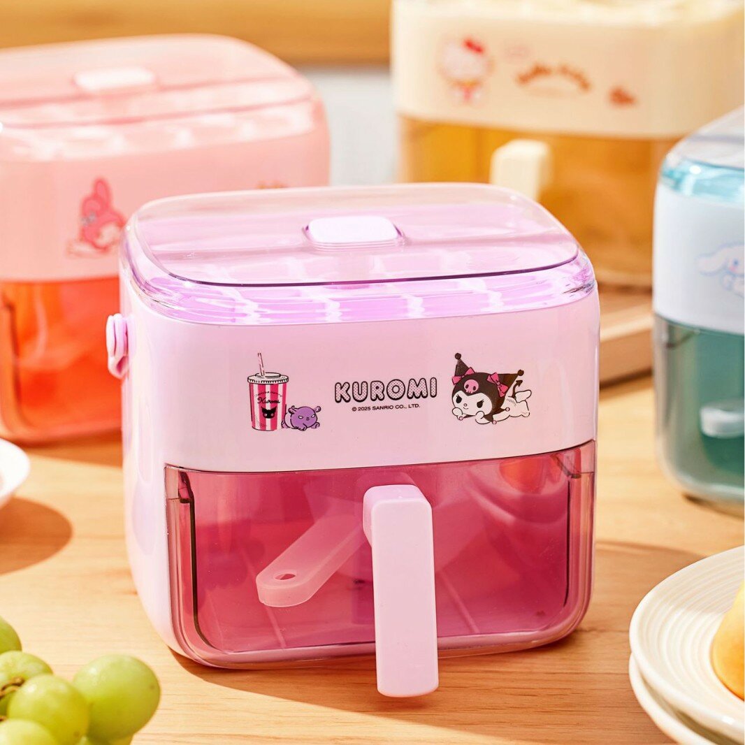 Официальный лоток для льда Sanrio, домашняя форма для изготовления льда, большой объем, пресс-тип, ведро для льда