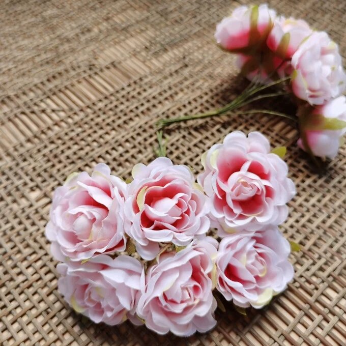 Искусственные цветы для рукоделия: цветы для головных уборов, украшения для ханьфу, декор для свадебных коробок с