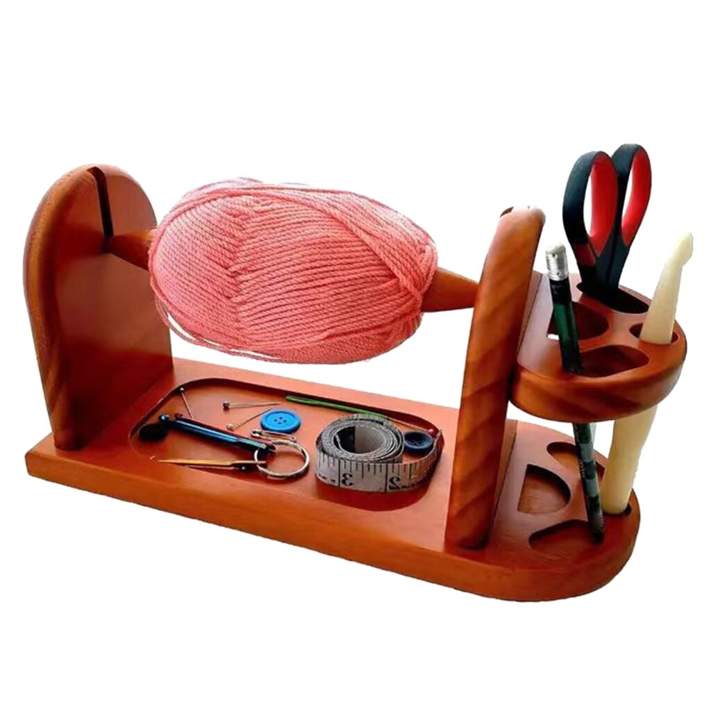 Деревянный Держатель Швейных Нитей для Вышивания, Квилтинга и Катушек С Нитками для Шитья Деревянный Держатель Для Ниток Подставка для Органайзера Ниток