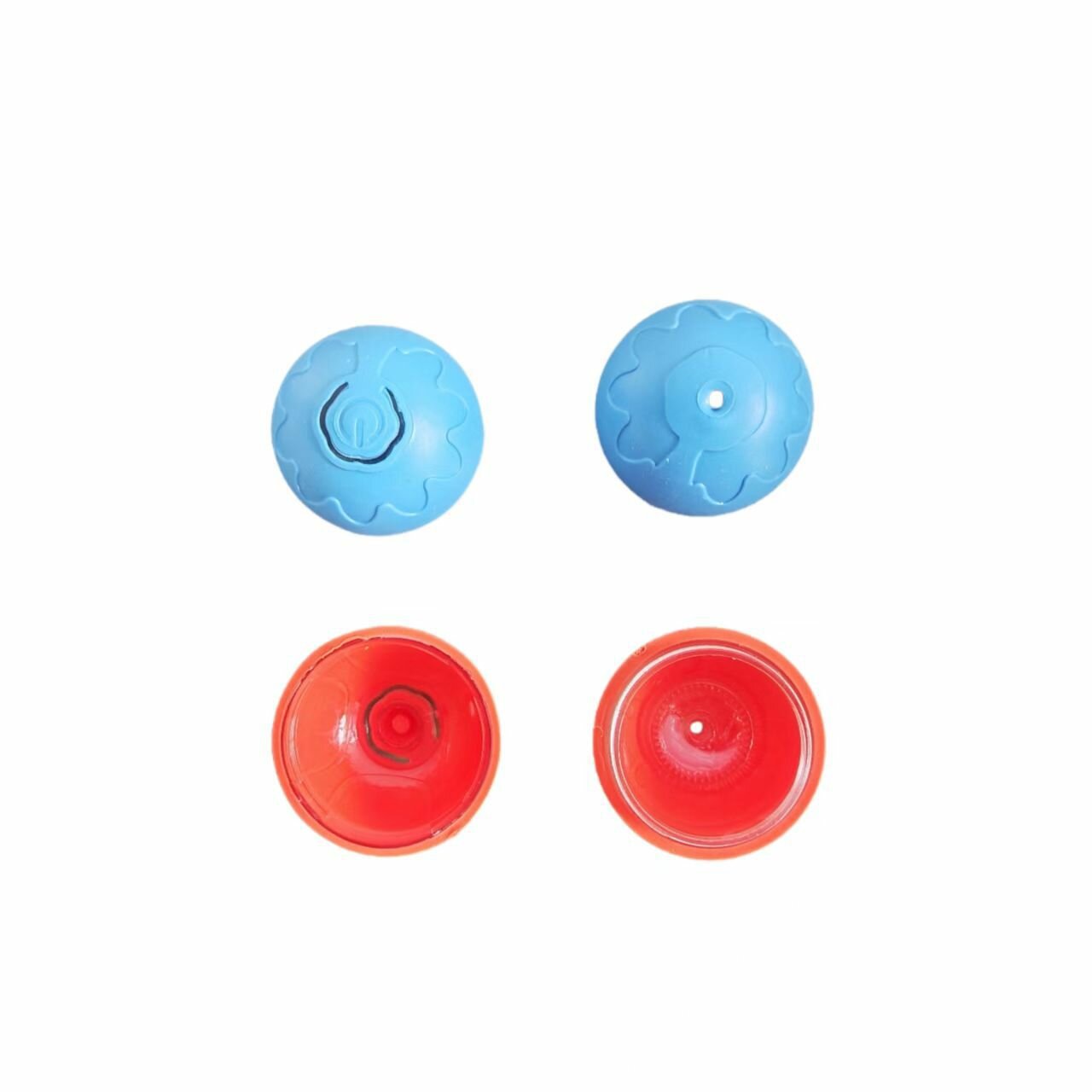 Умная игрушка-мяч с силиконовым покрытием для собак и кошек, приглушенный синий цвет, перезаряжаемая интерактивная игра