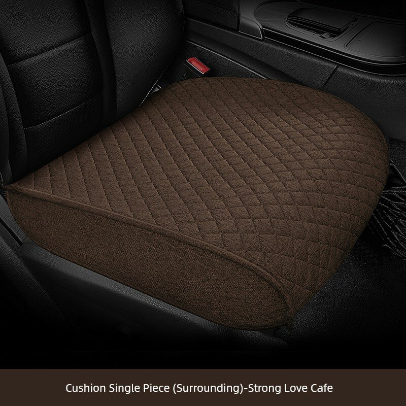 Универсальный чехол для автомобильных сидений Leapmotor C11, C10, T03, S01 из льна, всесезонный, комплект из трех