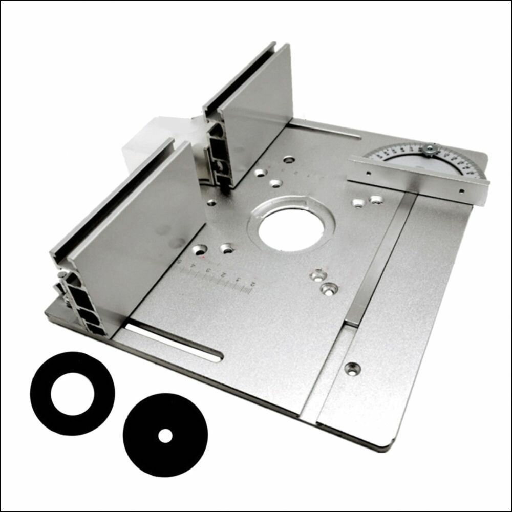 Стол для фрезера 2-в-1 с алюминиевым упором и крышкой