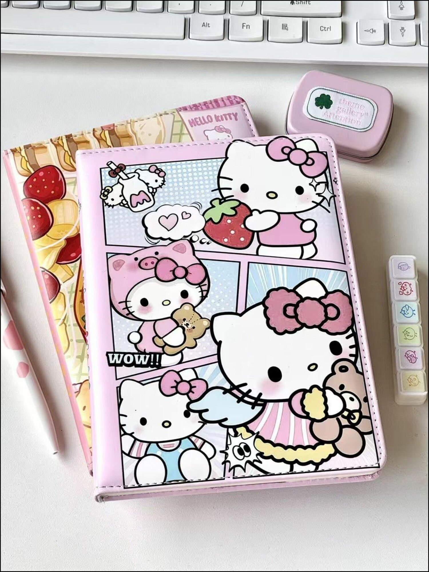 Блокнот для записей, тетрадь с логотипом Hello Kitty