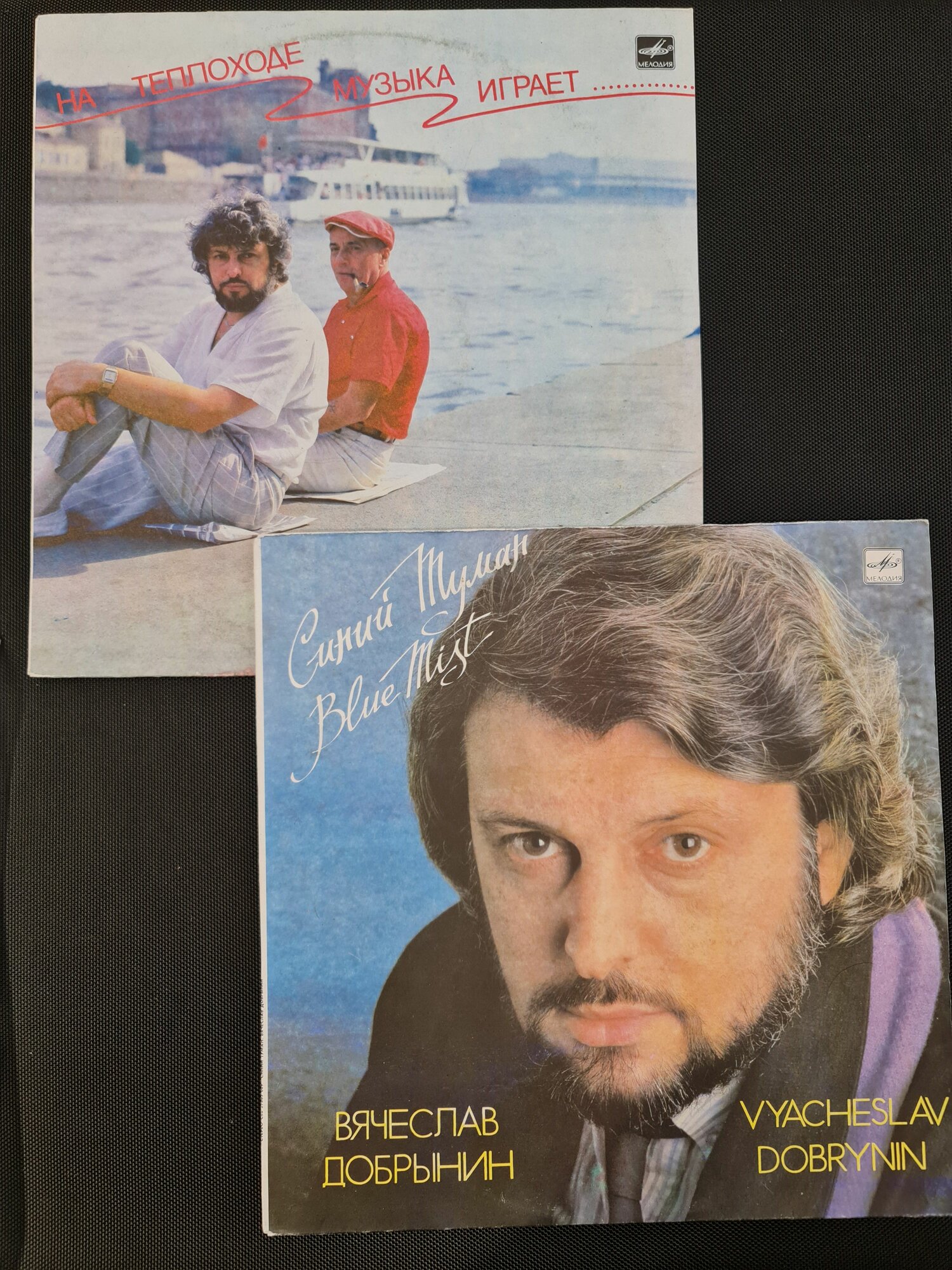 2LP 12" Вячеслав Добрынин - Не забывайте, На всякий случай, Комплект из 2-х винтажных виниловых пластинок EX-/EX-