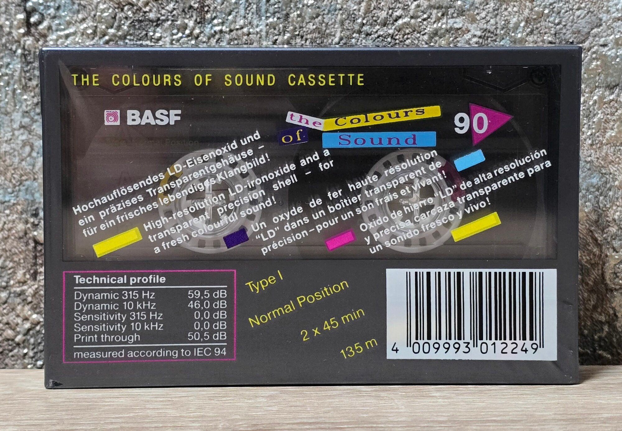 Аудиокассета BASF COLOURS — фото 1