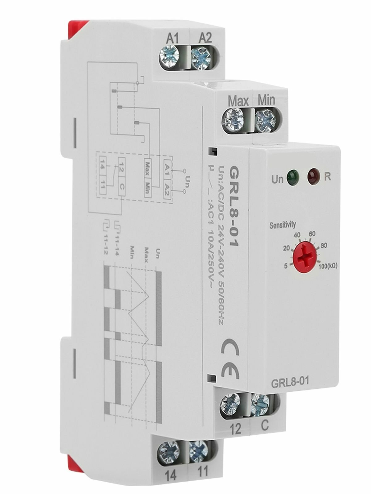 Реле контроля уровня воды в бассейне водонапорной башни GRL8-01