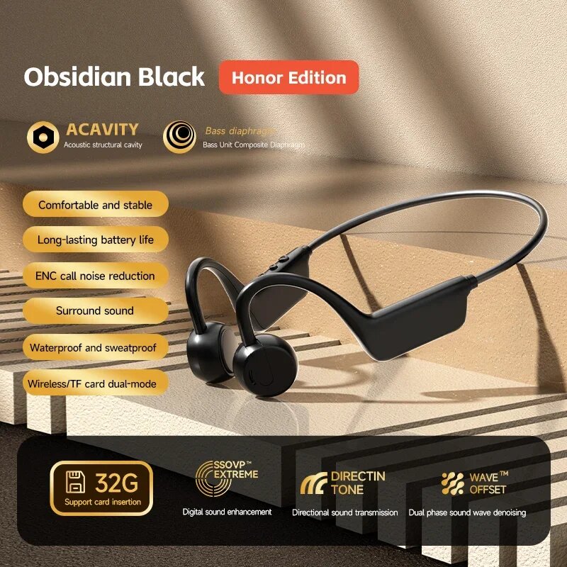 Беспроводные наушники Shokz для плавания и спорта Черный, Obsidian Black
