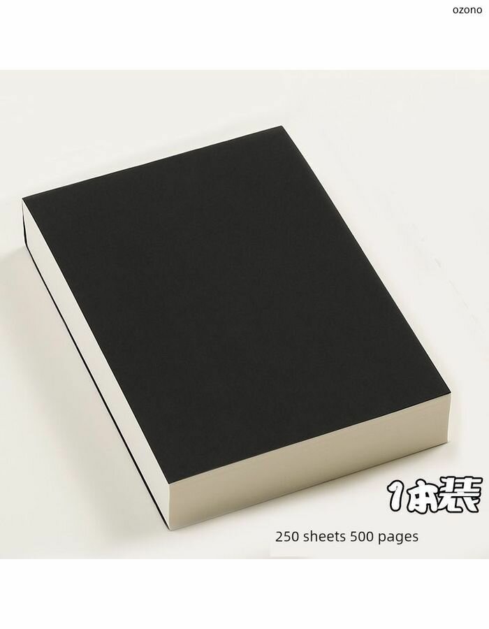 Блокнот A6 отрывной, черная карт, 250 листов