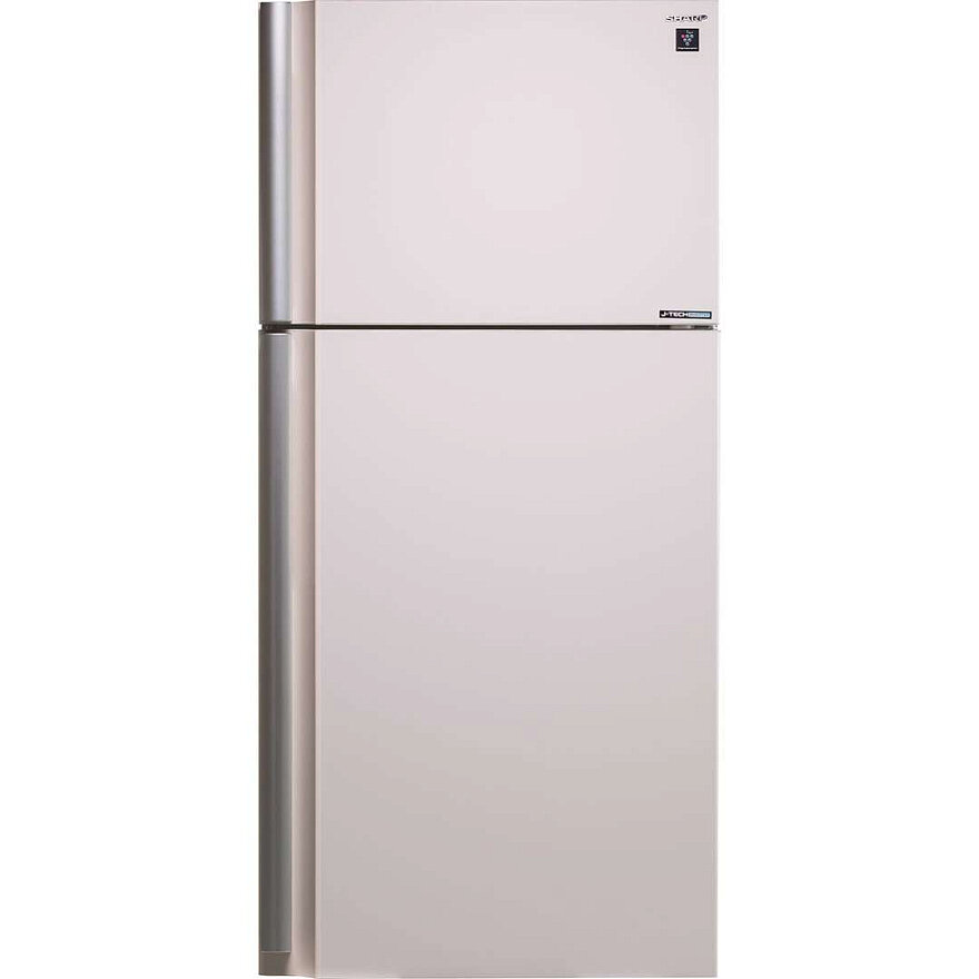 Холодильник Sharp SJ-XE55PMBE двухкамерный, бежевый, объем 585 (407/178)литров