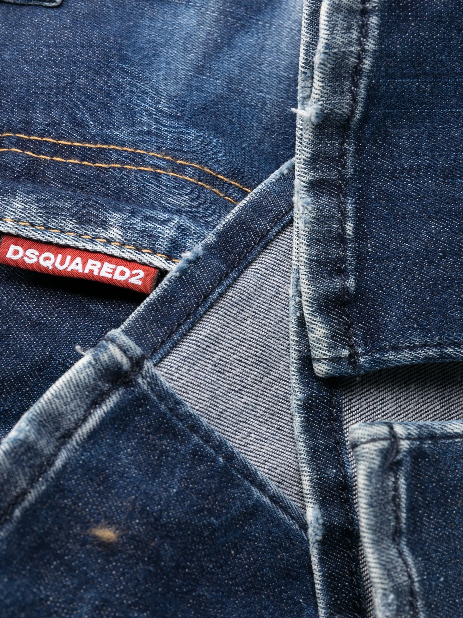 Джинсы DSQUARED2, размер 36 IT, синий — фото 1