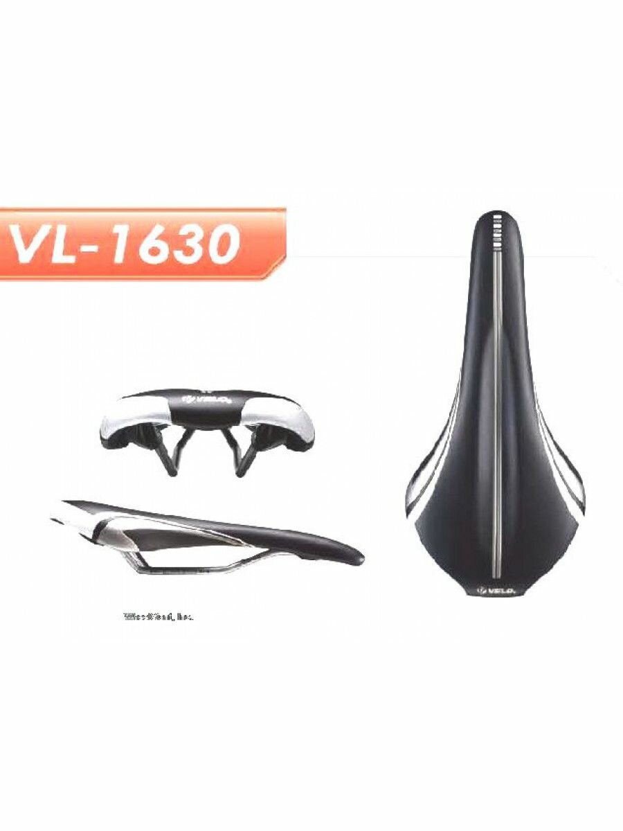 Седло VELO VL-1630 спортивное, облегченное, эластомерное