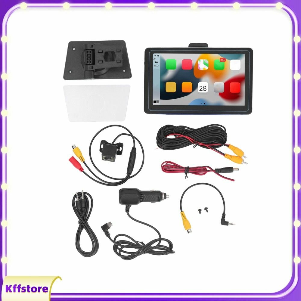 Автомобильный BT-плеер 7", беспроводная магнитола, Mirror Link, для CarPlay/Android Auto