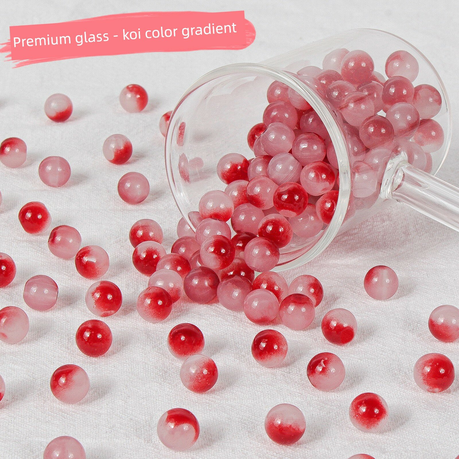 Набор глазурованных бусин с эффектом кракле для детей, рассыпные бусины для рукоделия, материалы для изготовления