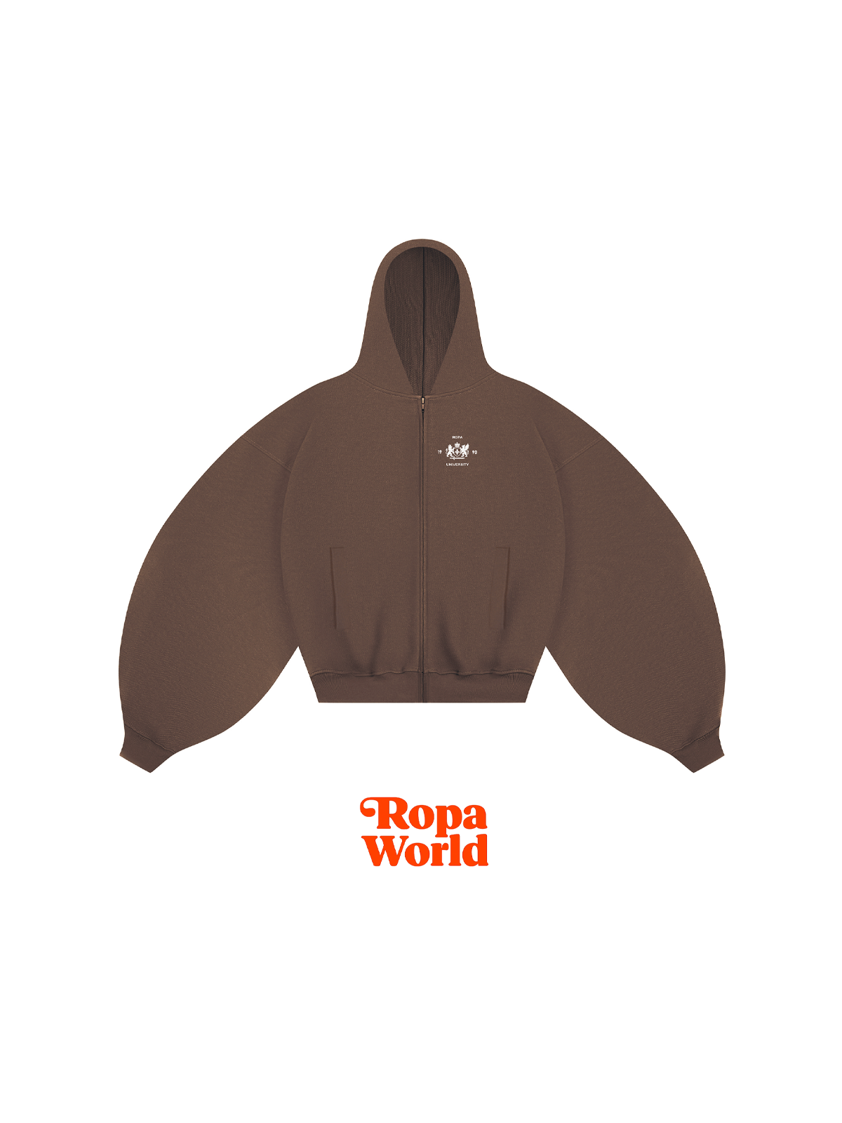Худи Зип Укороченное "University"