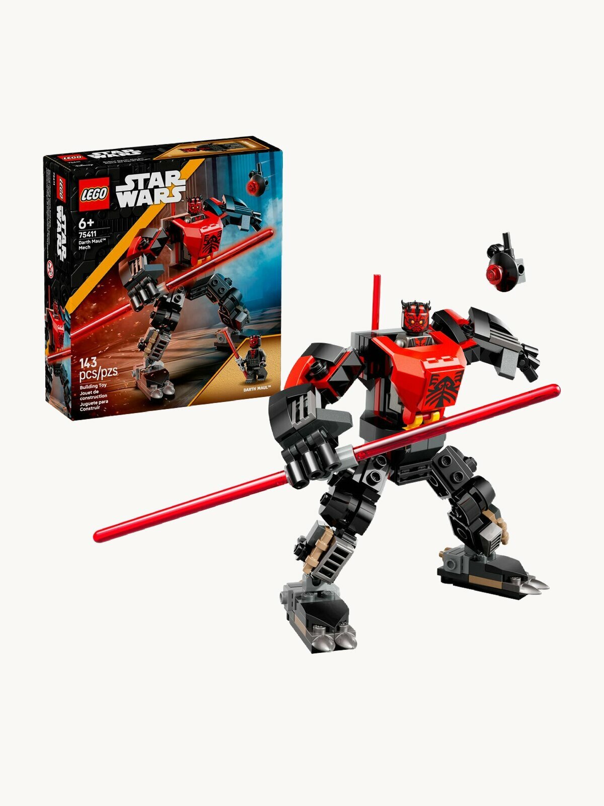 Конструктор LEGO Star Wars 75411 "Мех Дарт Мола", 143 дет.