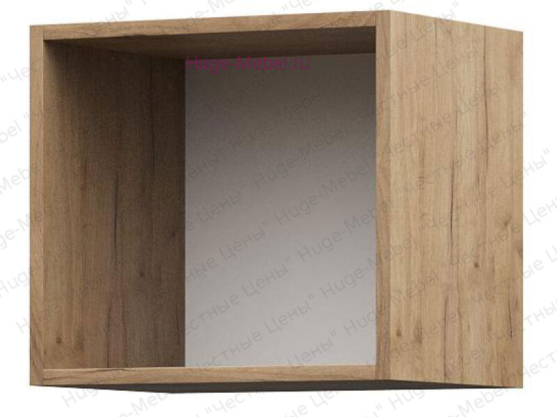 Корпус горизонтального кухонного шкафа 400х360 (дуб крафт) Huge Mebel. Ширина 400 Высота 358. Кухонные шкафы Без фасада