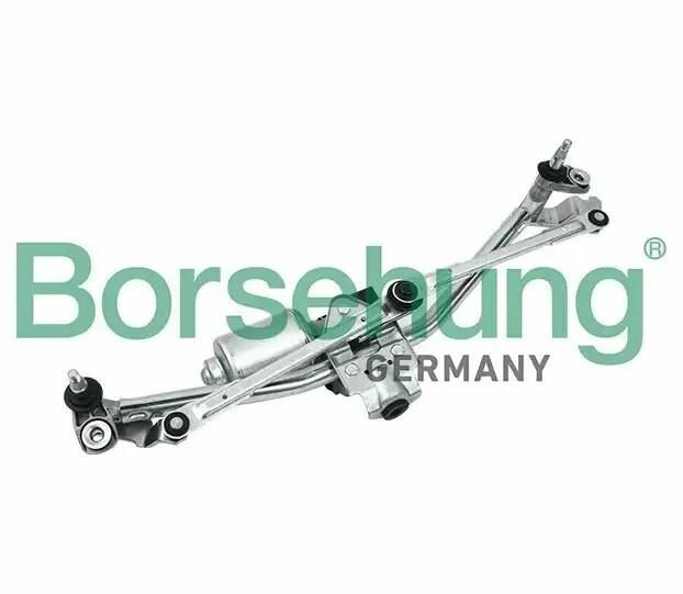 Трапеция стеклоочистителя Borsehung B18658 с мотором, Skoda Fabia, VW Polo 1.0, 1.2, 1.9 TDI 08.99-