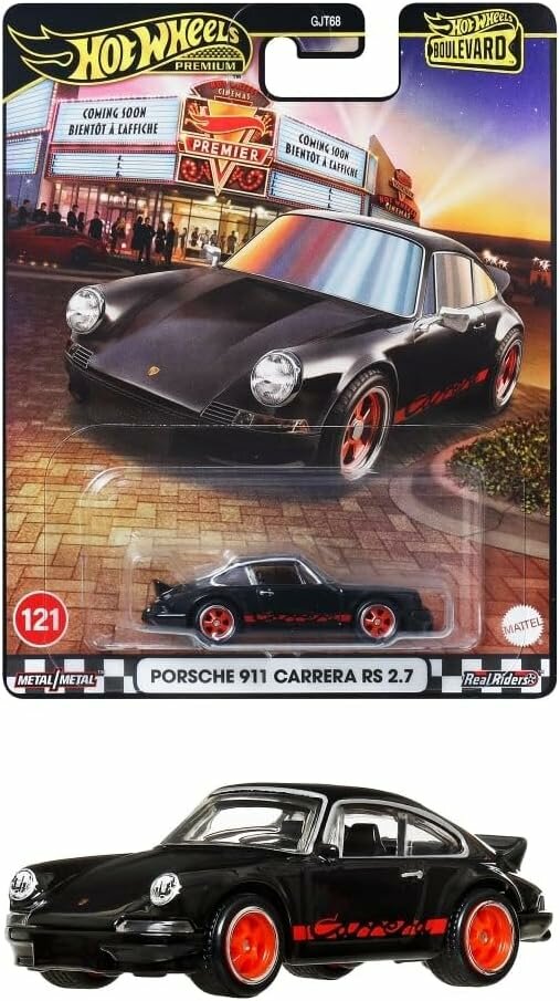 Машинка Hot Wheels Premium Boulevard Porsche 911 Carrera RS 1:64 GJT68_JBL19