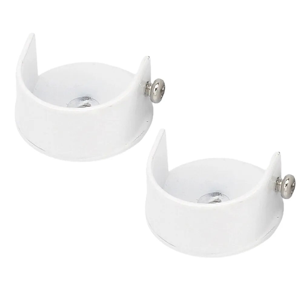 Боковые кронштейны для римского карниза 28 мм, цвет слоновой кости, 2 шт.