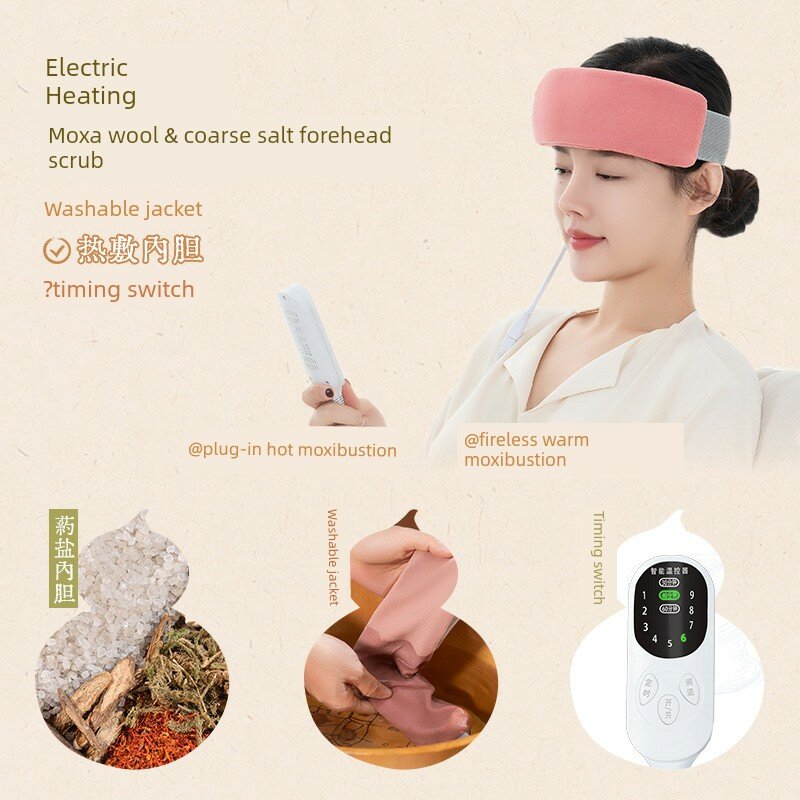 Термокомпресс для головы при головных болевых симптомах, простуде, мигрени, тепловая терапия для висков, средство для