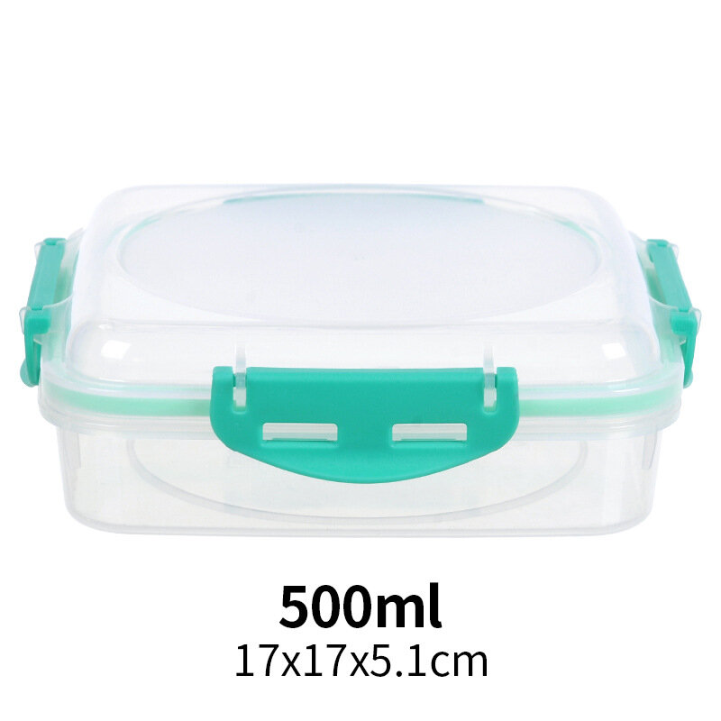 Сэндвич-бенто коробка, пищевой контейнер для свежести, хлеб, суши, рисовые шарики, завтрак, тосты, упаковка для улицы, микроволновая печь