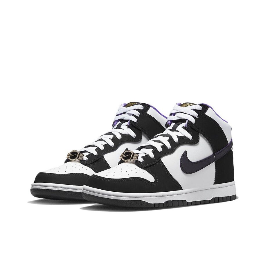 Кроссовки NIKE Dunk High, размер EU 45 стопа (29CM), black/white — фото 1