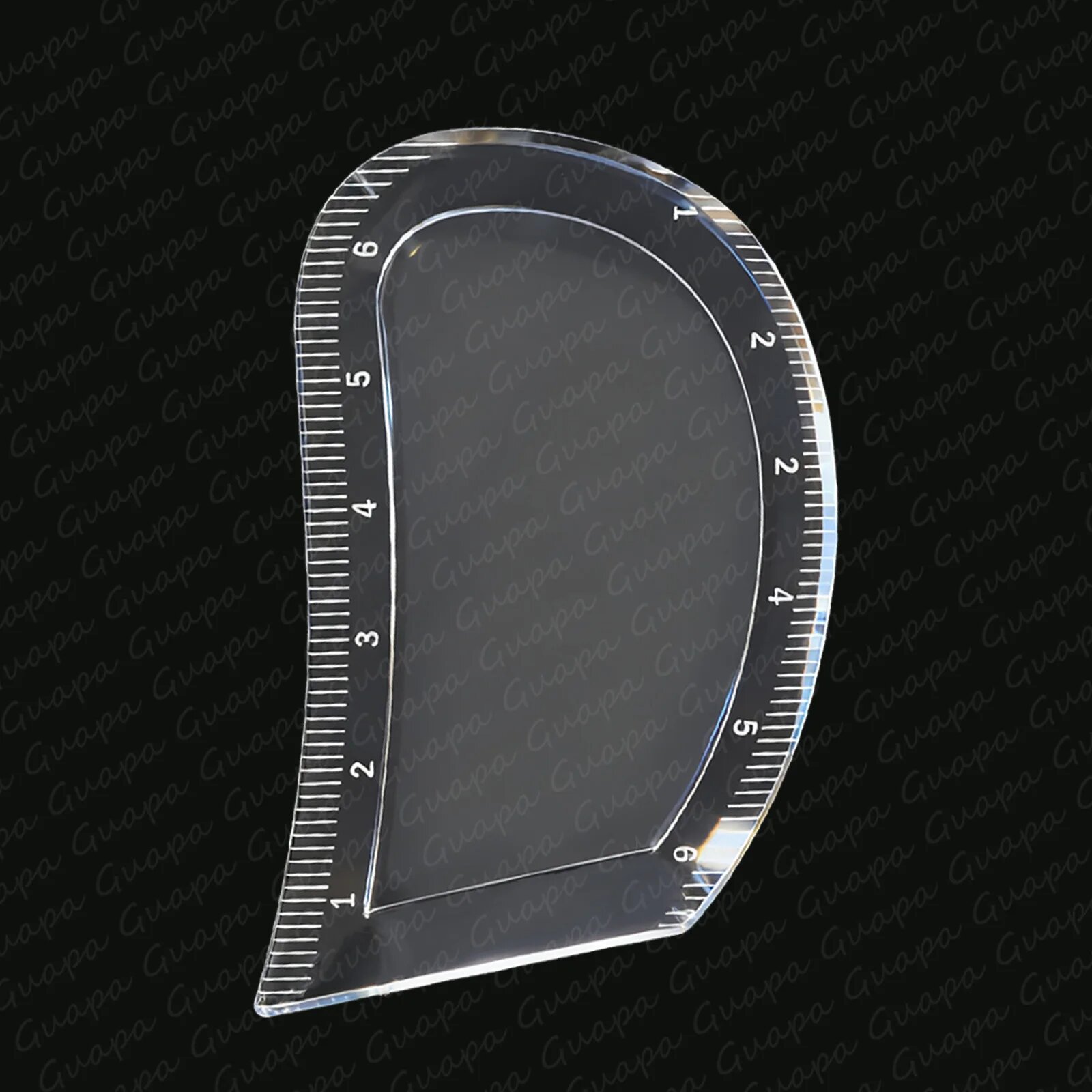 Линейка для бровей и губ Guapa Single Ruler