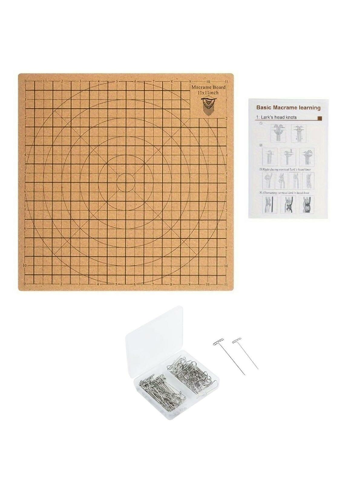 Многоразовый коврик для плетения кос, Ткацкая доска, легкий коврик для рукоделия из ниток