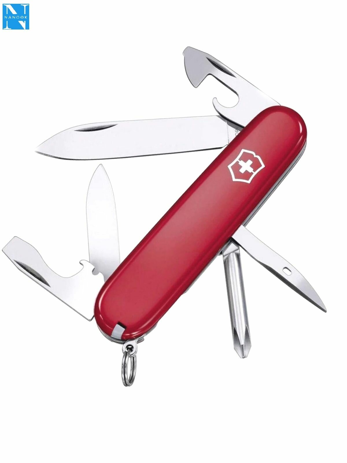 Нож перочинный VICTORINOX Tinker 1.4603, 12 функций, красный