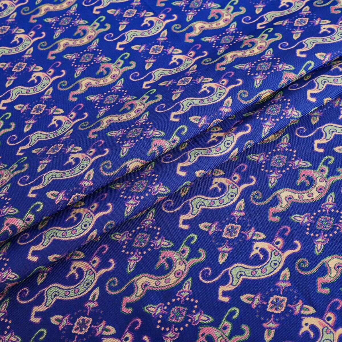 2025 TY015 Цветочный Леопардовый Принт Новый Китайский Стиль Имитация Сычуаньского Брокада Ткань Жилет Ханфу Куртка Материал Брокада Одежда Ткань