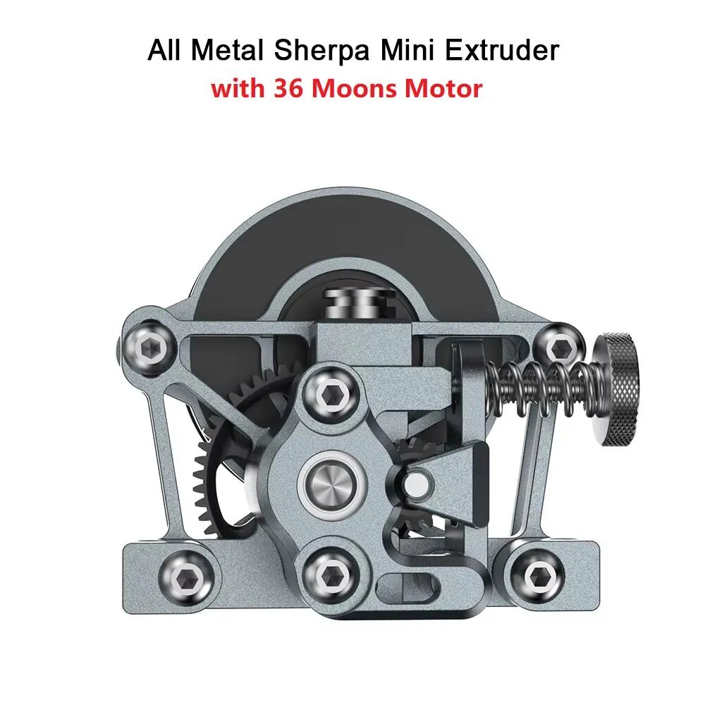 All Metal Sherpa Mini Extruder with 36 Moons Motor Metal CNC 3D Printer Accessories