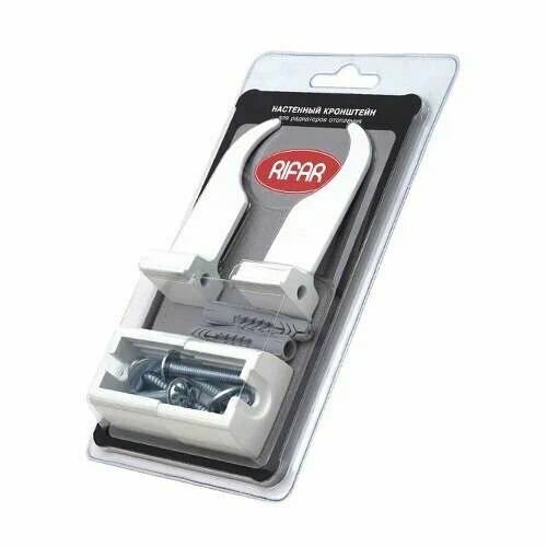 Настенный регулируемый кронштейн RIFAR для радиатора отопления (комплект 2 шт) белый