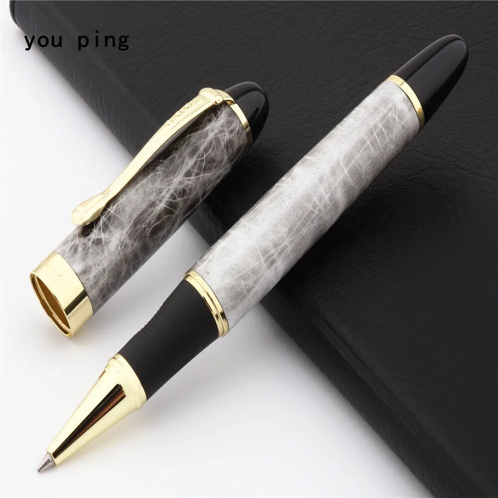 JINHAO X450 шариковая ручка серого и белого цвета