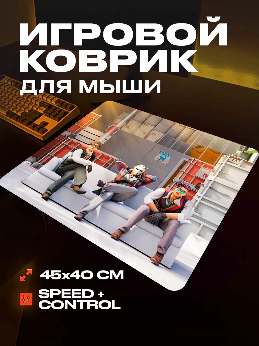 Коврик для мыши большой игровой CS 45 на 40 аниме