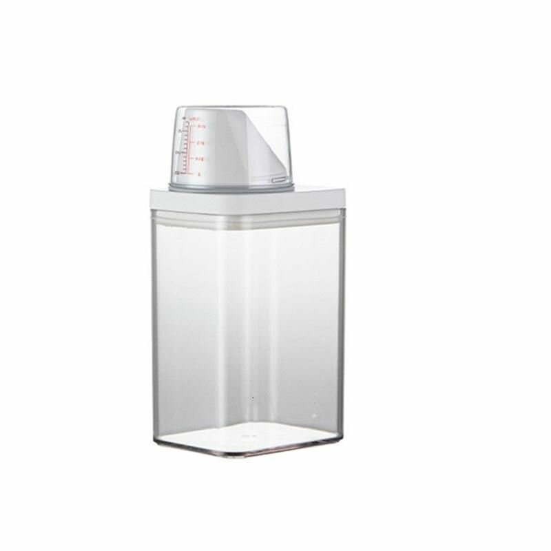 Контейнер для стирального порошка с мерной чашкой, - средний размер