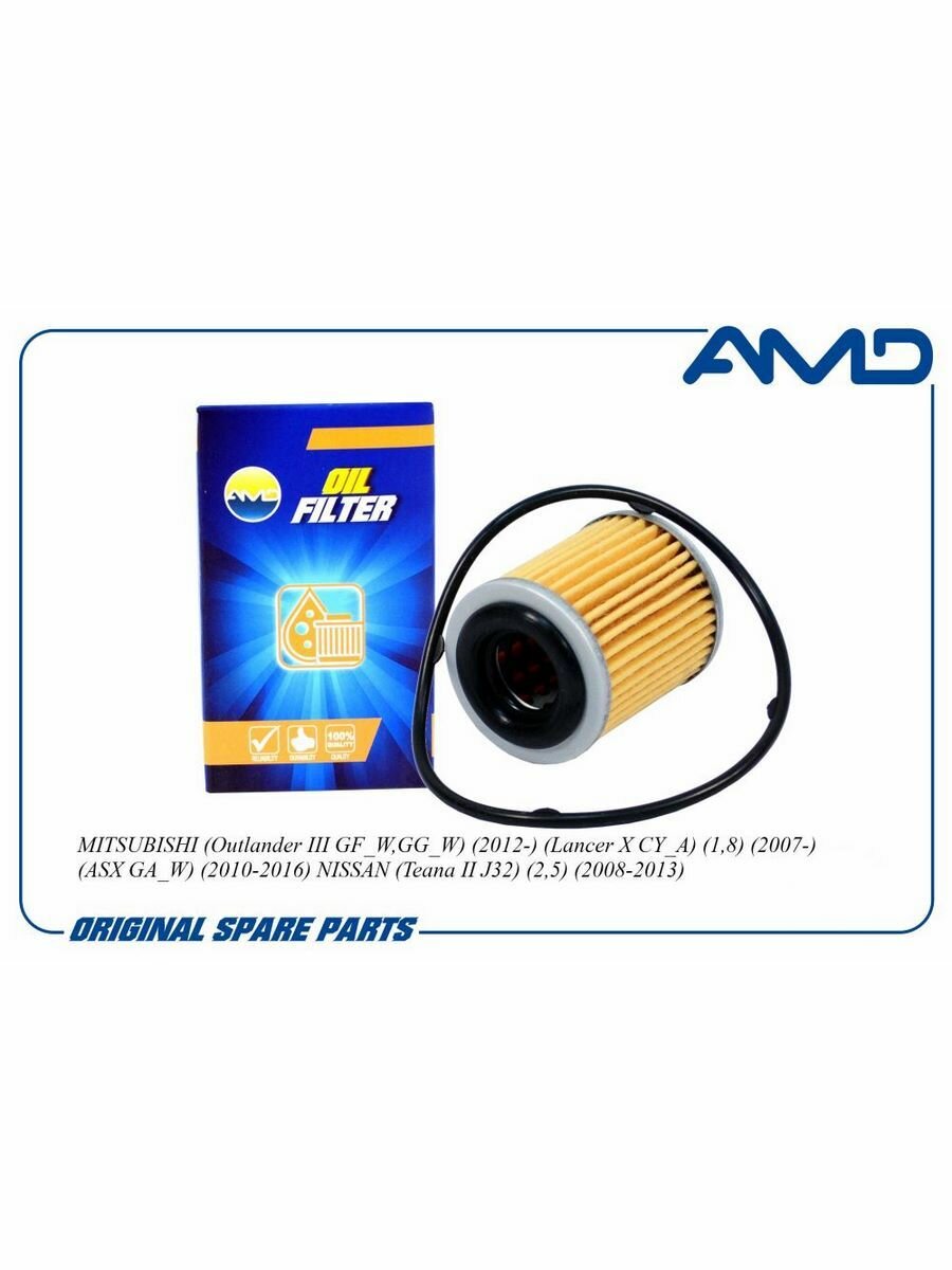 Фильтр масляный АКПП AMD AMDFL324 для а/м RENAULT Megane, CITROEN C4 / Рено Меган, Ситроен Ц4