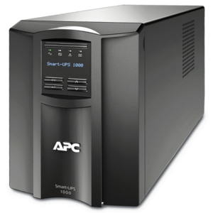 ИБП APC Smart-UPS 1000VA/700W, Line-Interactive, LCD, Out: 220-240V 8xC13 (4-Switched), SmartSlot, USB, SmartConnect, Black, 1 year warranty (REP: SMT1000I)