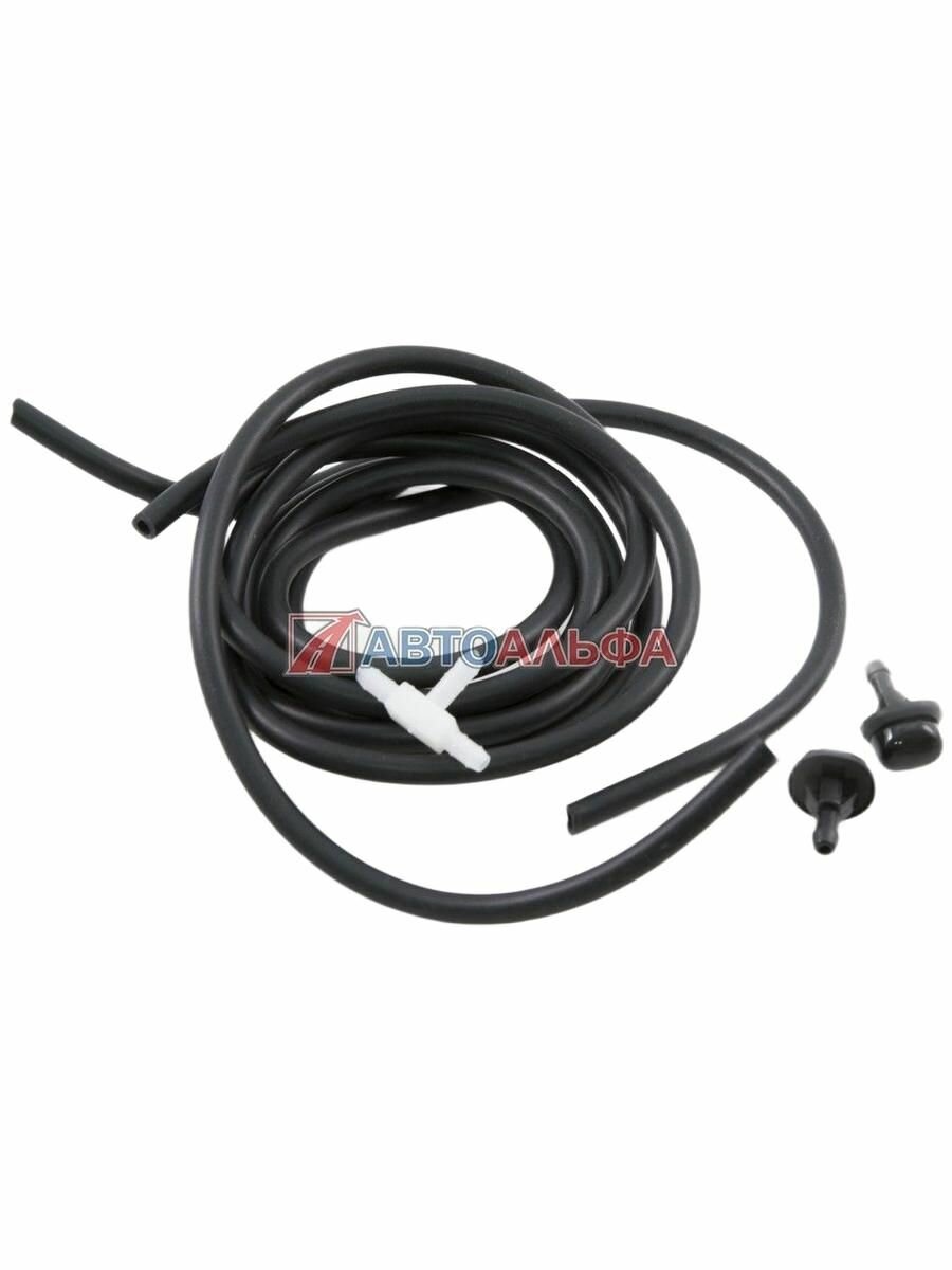 Трубки бачка омывателя с тройником и жиклерами КАМАЗ (угол разбрызгивания 75 градусов)