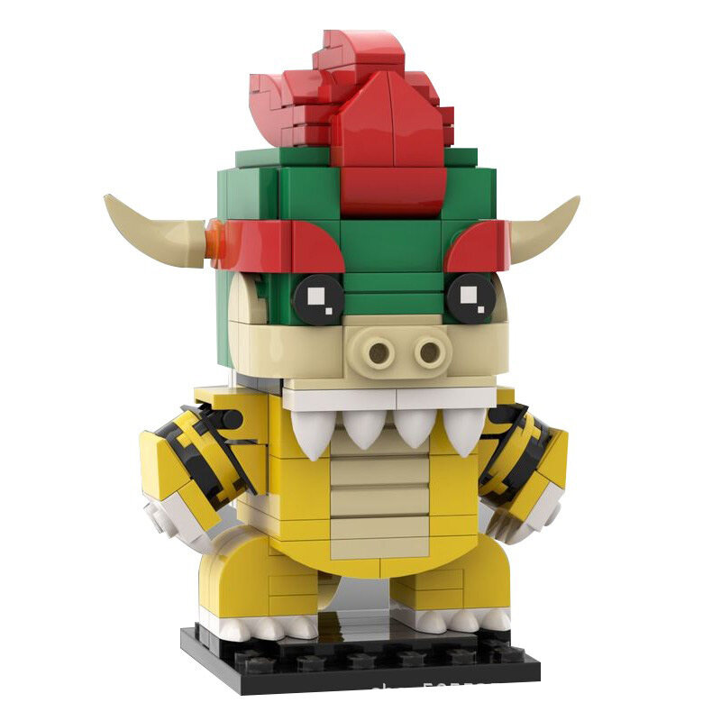 MOC набор животных мелких частиц креативная игра Марио модель Баузера Брикхеда