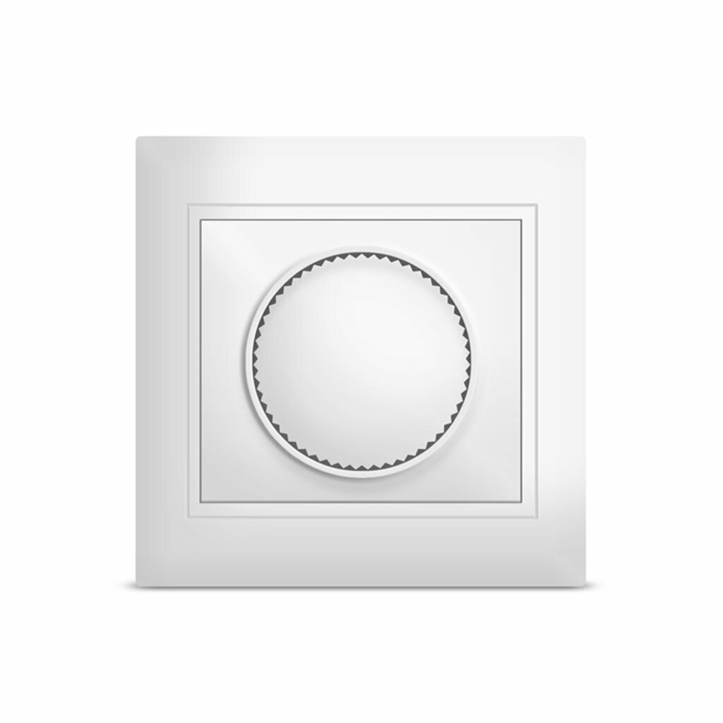 Светорегулятор КНР скрытая установка, еврослот, 3А,220 в, 500 вт, белый