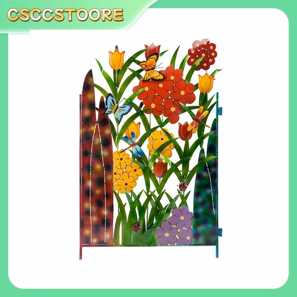 Садовая ограда, железная, декоративная