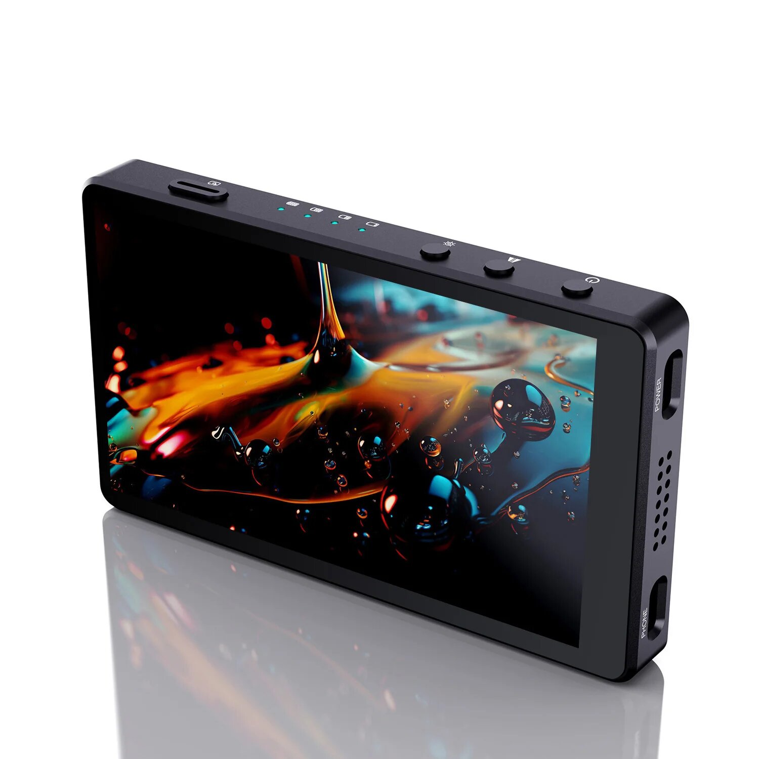 Беспроводной монитор для съемки с ЖК-экраном для задней камеры смартфона Беспроводной монитор для селфи-дисплея для прямой трансляции видеоблогов