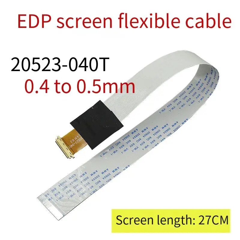 EDP кабель для дисплея i-pex20523-040 T30 жёлтый